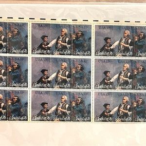 Office | 2 For 3 Sheet Of 30 Retired Spirit Of 76 Postage Stamps | Poshmark